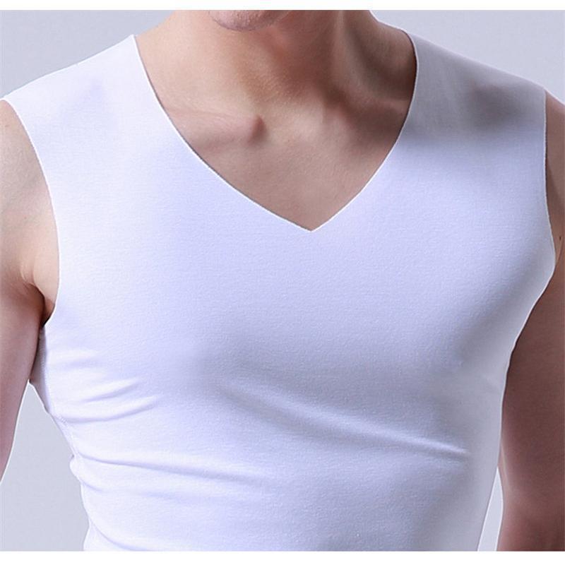 コスパ最高 タンクトップ メンズ インナー 速乾 通気 トップス ノースリーブ スポーツ 下着 Tシャツ ポイント消化 Vネック シームレス : m9279 : neiru - 通販 ...