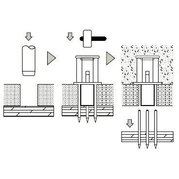 釘抜インサート 50個入 断熱バリアス DV-3025 三門 ・ クギプラエース クギトレ NCダンネツサート サートDK 釘抜型ダンネツインサート : 金物専門店ネジロク Yahoo!店 ...