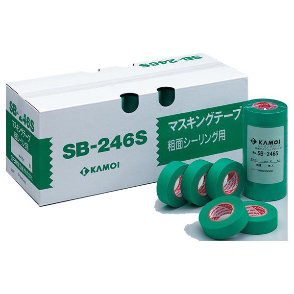 粗面サイディングボード用マスキングテープ SB-246S 18mm×18m 緑色 [70巻入] カモ井加工紙 : 100t0016 : 金物専門店ネジロク Yahoo!店 - 通販 ...