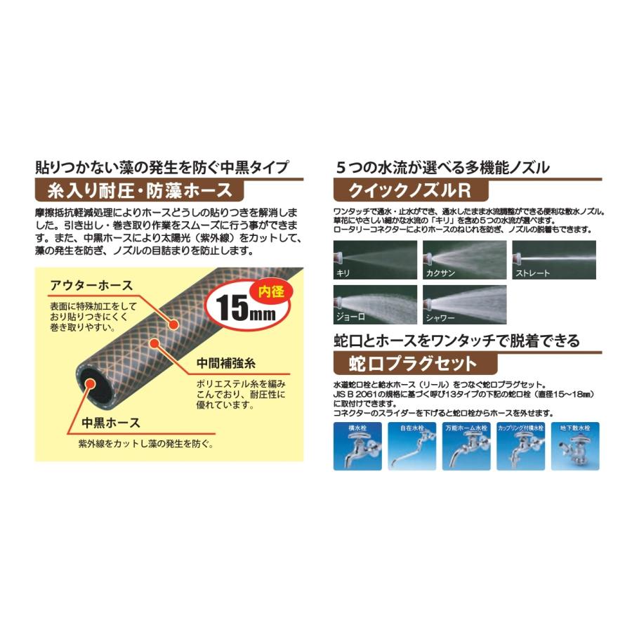 ジュノ 15mm 30巻 JB5-Q307R ブラウン 三洋化成 : 金物専門店ネジロク Yahoo!店 - 通販 - Yahoo!ショッピング