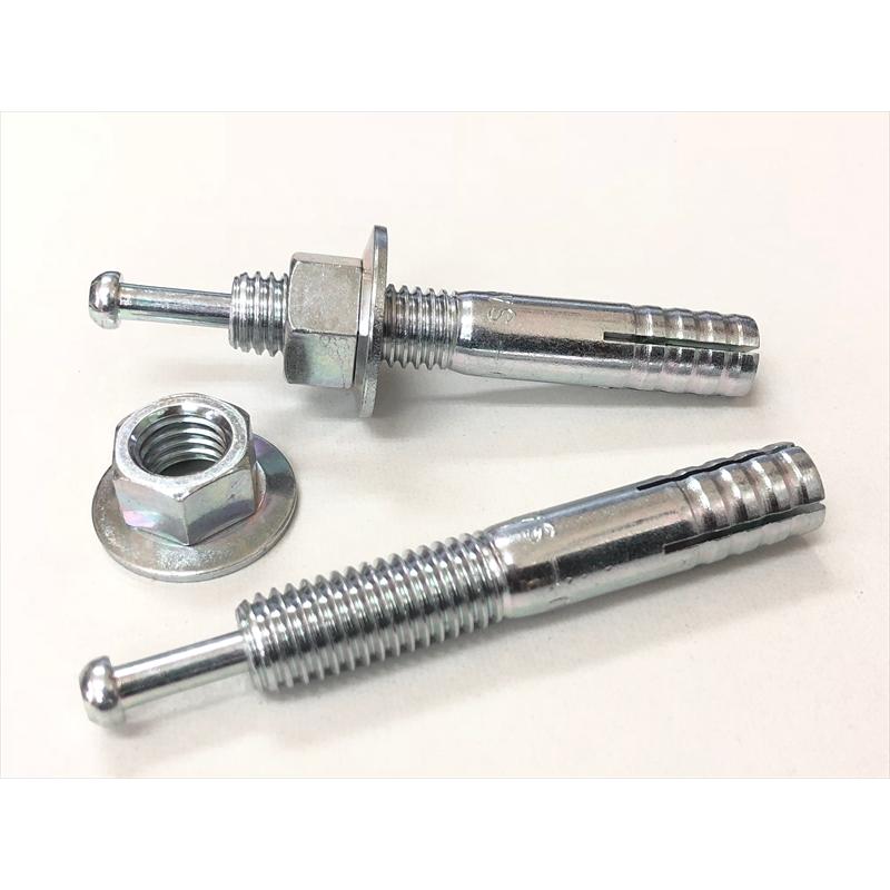 オールアンカー 鉄 M10 長さ 100mm C-1010 メッキ品 ( 1本単位 バラ売り ) スチール メッキ サンコーテクノ アンカー : ねじスグ - 通販 - Yahoo!ショッピング