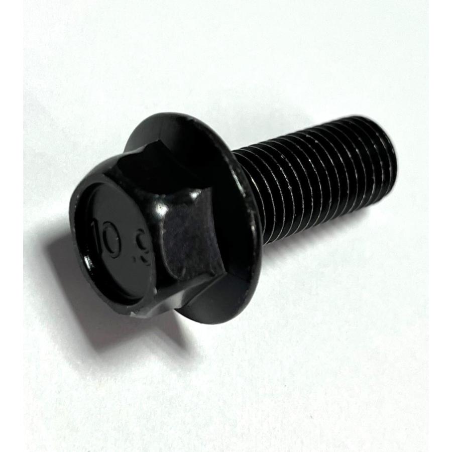M10(P=1.25) X25L 10.9フランジボルト(10.9三価黒メッキ) : ねじ各種とリコイルのnejiya.jp - 通販 - Yahoo!ショッピング