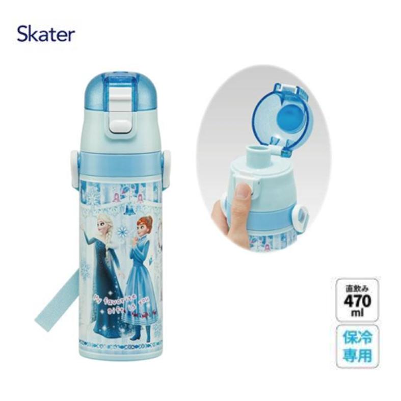 (661266)超軽量 保冷 ステンレス 水筒 アナと雪の女王24 エルサ 470ml SDC4 ボトル 直飲み キャラクター スケーター ディズニー 送料無料 : ニャンゴロウヤフー店 ...
