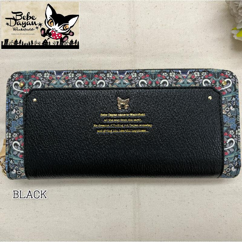 【新商品】ベベダヤン BebeDayan ウィリアムクロス BB5-1561 花柄ブラック ラウンドファスナー長財布 : ネコヤ商会 - 通販 - Yahoo!ショッピング