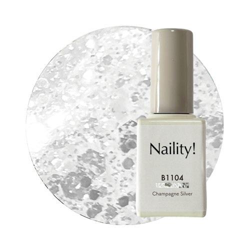 Naility! B1104 シャンパンシルバー 【ネイリティー カラージェル ジェルネイル はけ付きボトルタイプ 簡単セルフネイル 高発色】 : ネイル用品ネルパラ - 通販 - Yahoo ...