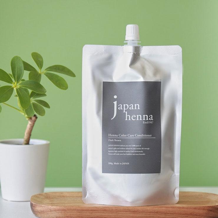 JAPAN HENNA ジャパンヘナ かんたんヘナシリーズ ヘナカラーケア シャンプー / コンデショナー 白髪染め ヘンナ japan ...