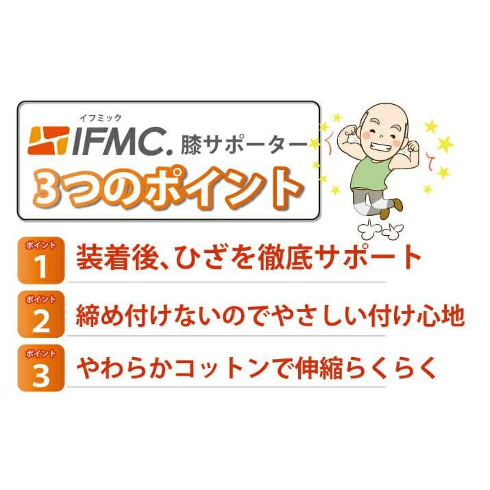 IFMC. イフミック サポーター(ひざ用) 1枚入り 膝サポーター 膝用 日本製 メール便 送料無料 yp2 : いきいきショップねんりん - 通販 - Yahoo!ショッピング