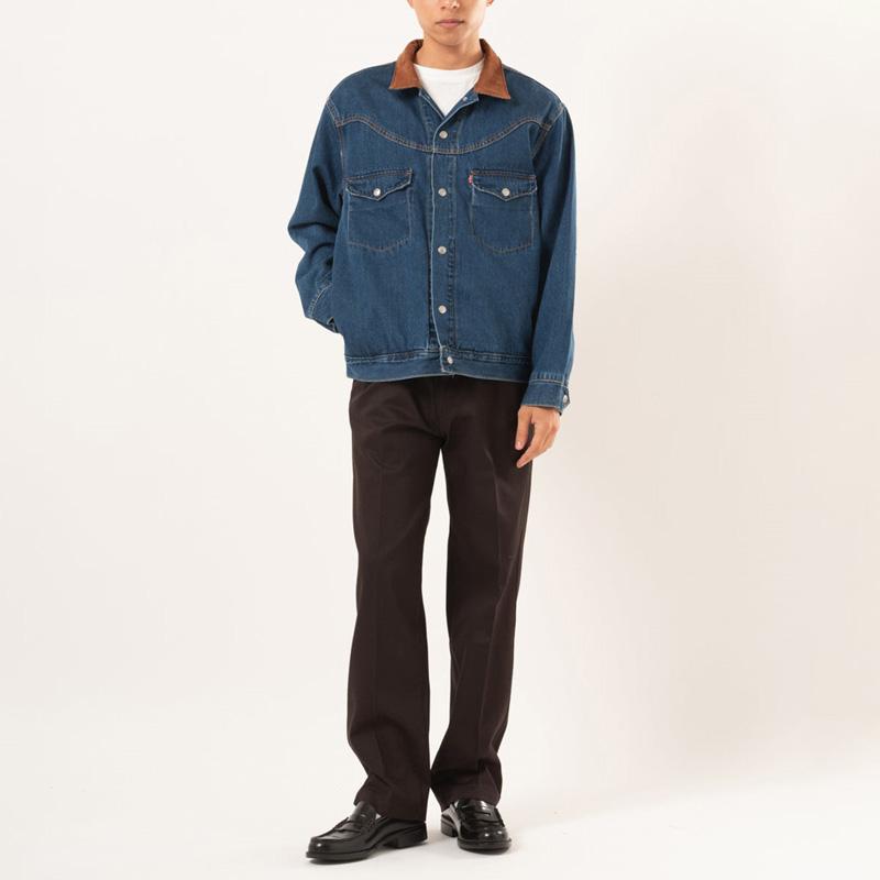Levi's（リーバイス） メンズ Gジャン デニムジャケット ウエスタンショートホーン トラッカージャケット Trucker Jacket ...