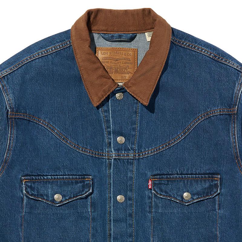 Levi's（リーバイス） メンズ Gジャン デニムジャケット ウエスタンショートホーン トラッカージャケット Trucker Jacket ...