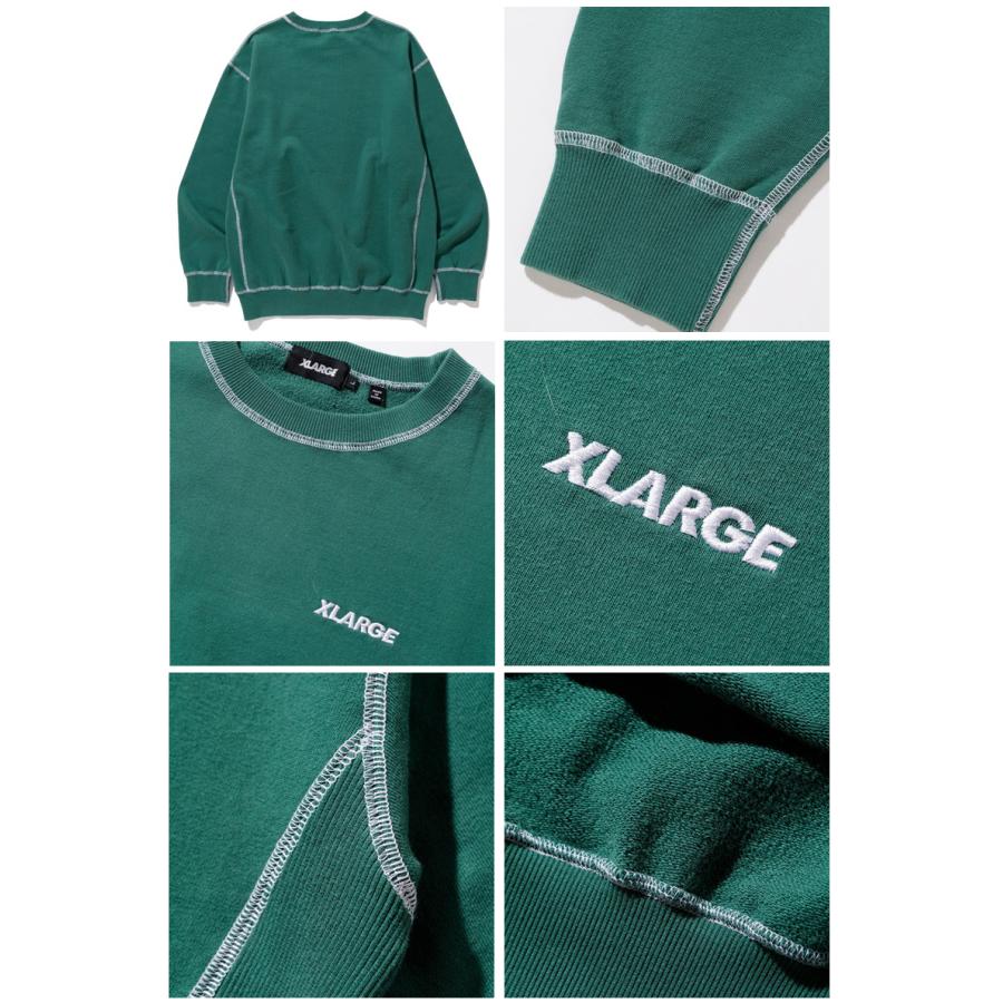 XLARGE エクストララージ X-LARGE STITCH CREWNECK SWEAT クルー XLARGE エクストララージ X-LARGE STITCH CREWNECK SWEAT クルー