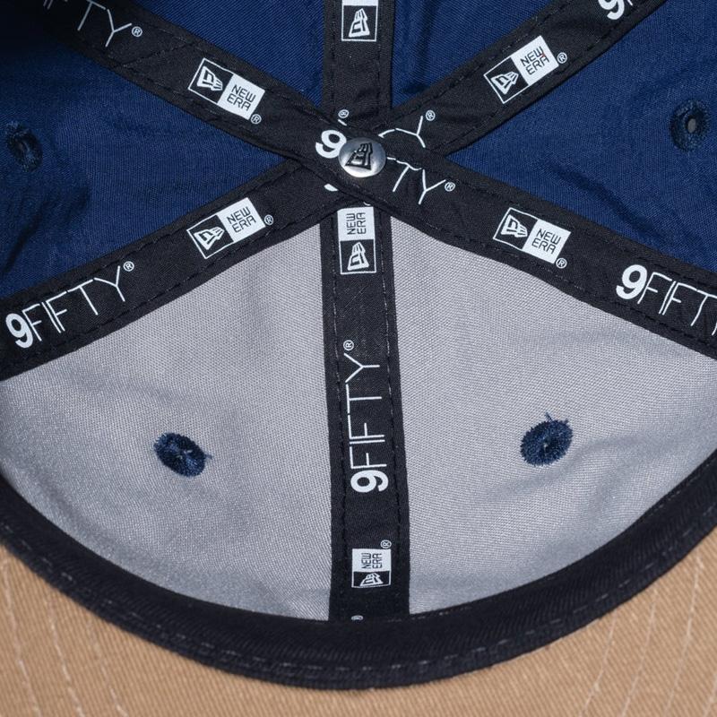 9FIFTY ニュー エラ NEW ERA RC Curved Visor Vintage Nylon ニューヨーク・ヤンキース ネイビー ベージュバイザー キャップ 帽子 : Neo ...