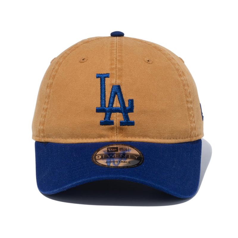 NEW ERA ニューエラ キャップ 9TWENTY MLB Washed Duck ロサンゼルス・ドジャース ライトブロンズ ネイビー ...