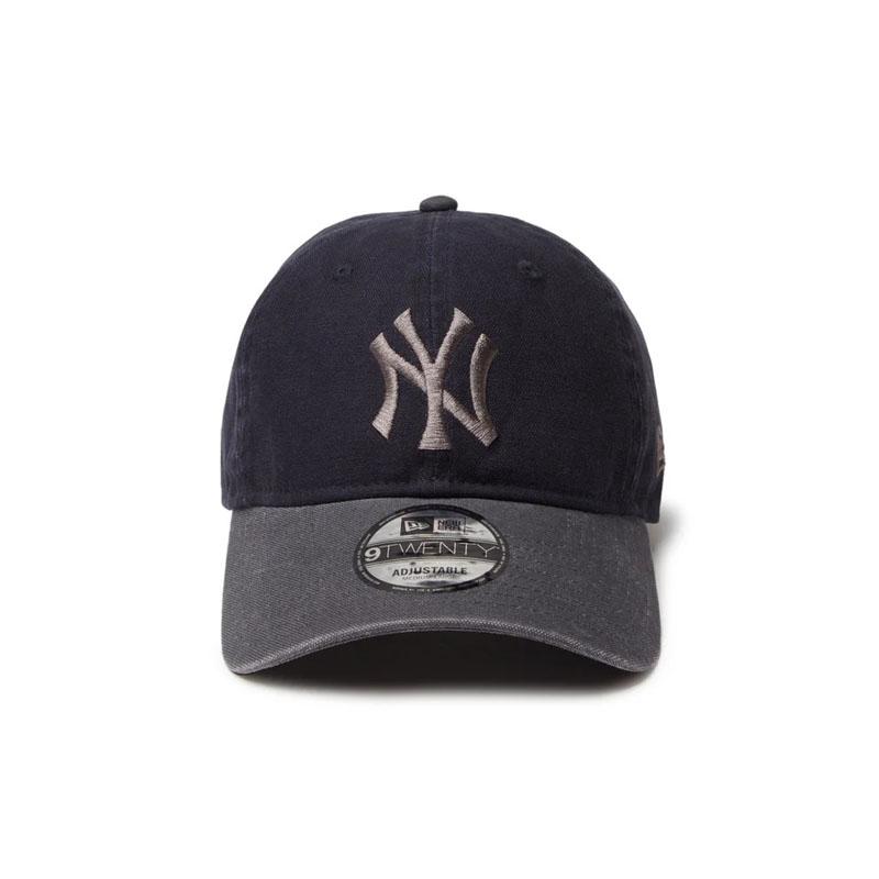 NEW ERA ニューエラ メンズ キャップ ダックキャンバス 9TWENTY Washed Duck ニューヨーク・ヤンキース ネイビー ...