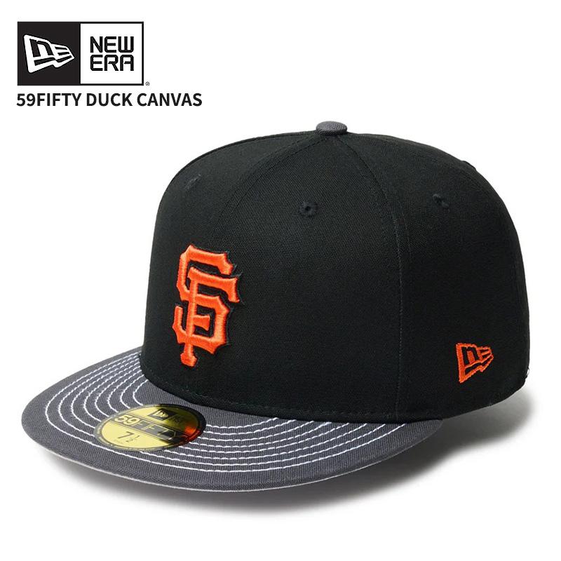 NEW ERA ニューエラ メンズ キャップ 帽子 レディース 59FIFTY Duck Canvas サンフランシスコ・ジャイアンツ ...