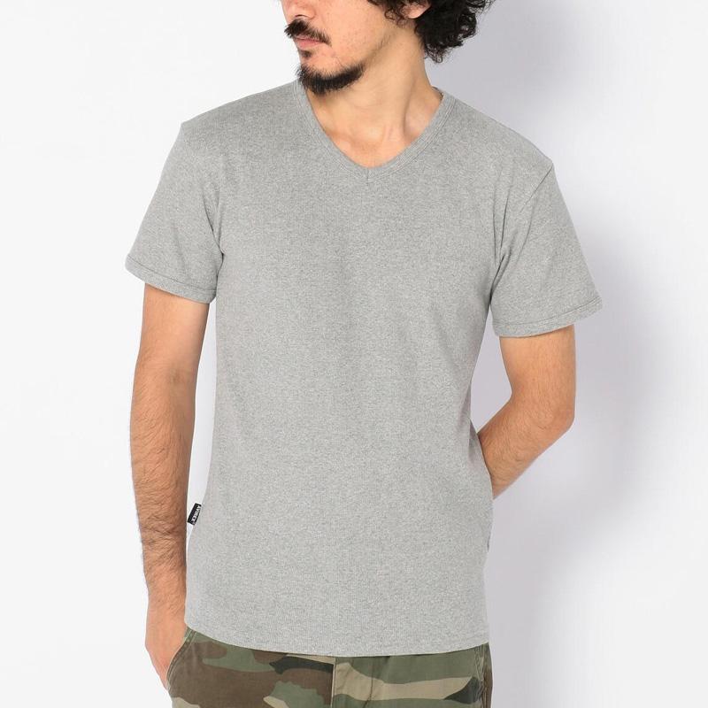 AVIREX アヴィレックス DAILY S RIB V NECK TEE デイリー 7834934008 (6143501) Vネック Tシャツ メンズ 半袖 : Neo Globe ...