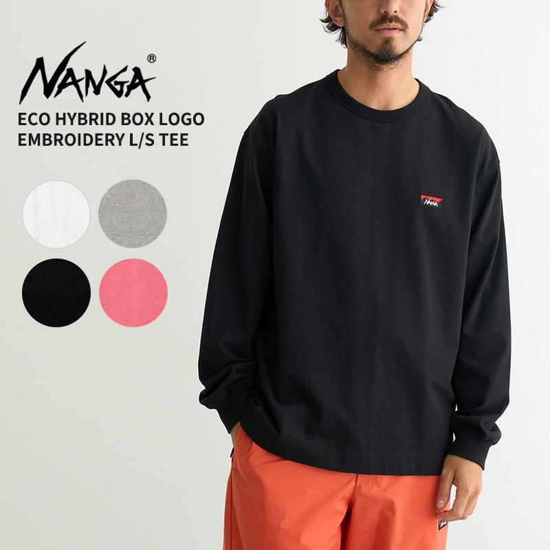 ナンガ NANGA ECO HYBRID BOX LOGO EMBROIDERY L S TEE ロングスリーブティー 長袖Tシャツ メンズ : nw2411-1g803-a : Neo ...