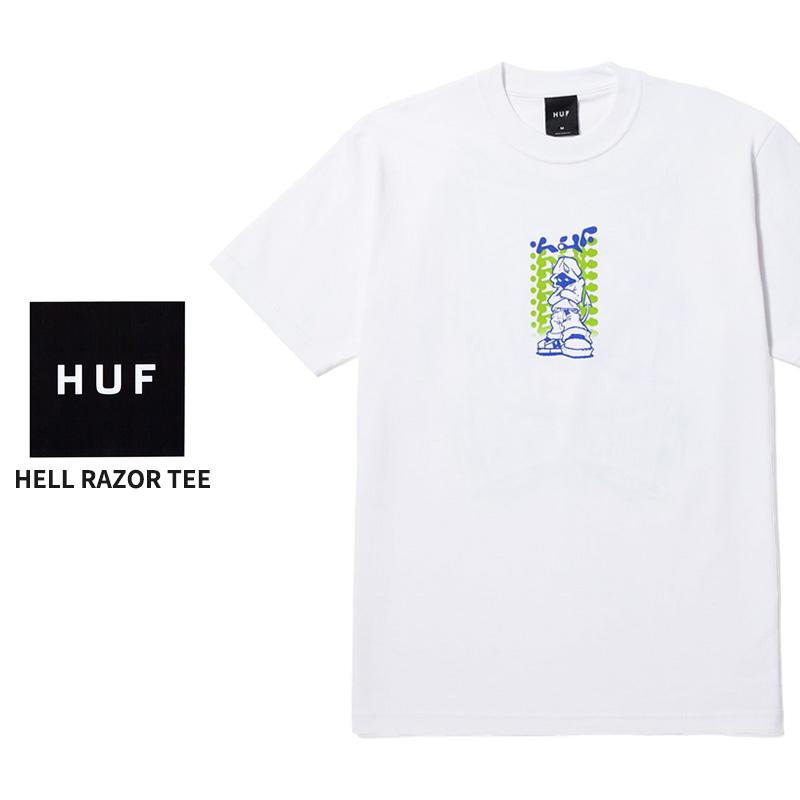 HUF 【並行輸入】ハフ 半袖Tシャツ HELL RAZOR TEE 半袖 Tシャツ ショートスリーブTシャツ トップス カットソー メンズ ...