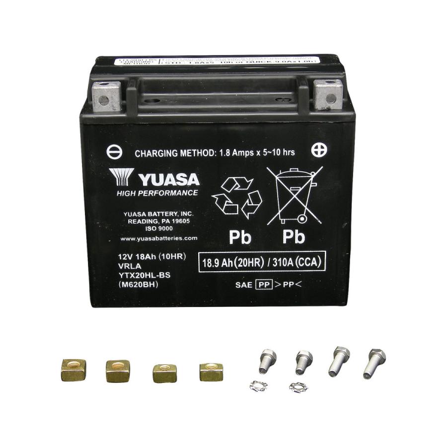 Harley Davidson ユアサバッテリー YTX20HL−BS : ネオファクトリー - 通販 - Yahoo!ショッピング