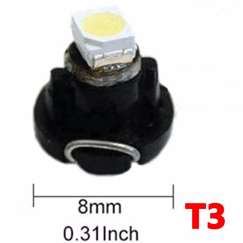 T3 LED 12V バルブ 4個 メーター球 ウェッジ ランプ SMD 新品 交換用 ドレスアップ 電球 定形外郵便で発送 ...