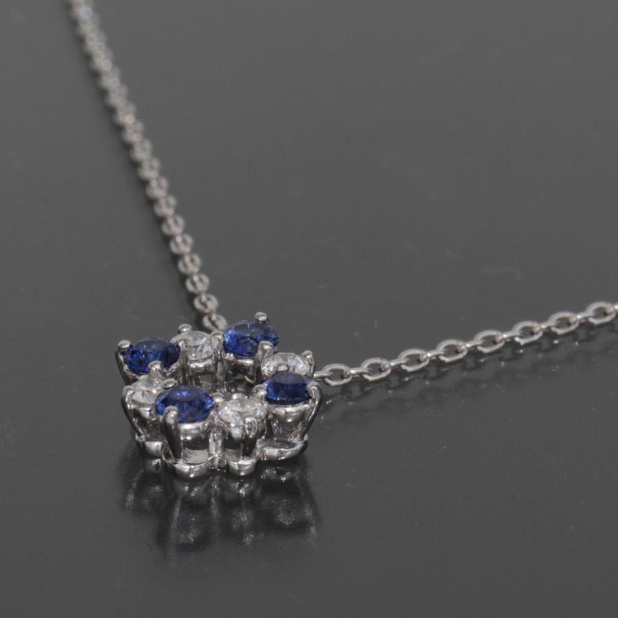 ミキモト MIKIMOTO サファイア ダイヤ ネックレス 43cm K18WG 2.7g E0798 : Jewery&Brand NEONET - 通販 - Yahoo!ショッピング