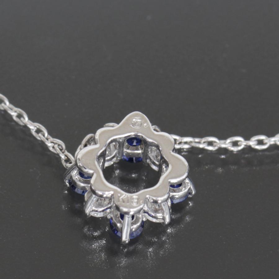 ミキモト MIKIMOTO サファイア ダイヤ ネックレス 43cm K18WG 2.7g E0798 : Jewery&Brand NEONET - 通販 - Yahoo!ショッピング