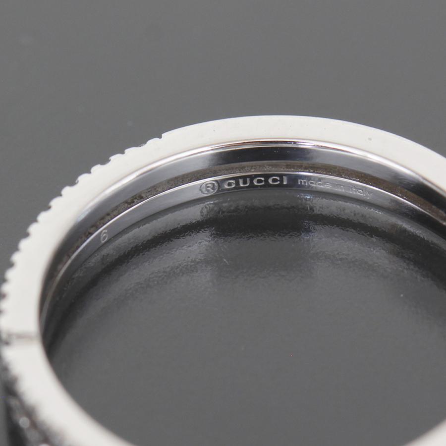 GUCCI グッチ インフィニティ ハーフダイヤ リング 6号 K18WG 1.8g E1207 : Jewery&Brand NEONET - 通販 - Yahoo!ショッピング