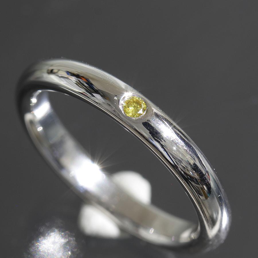 ティファニー イエローダイヤ プラチナリング 9号 PT950 レディース指輪 5.1g E1354 : e1354 : Jewery ...