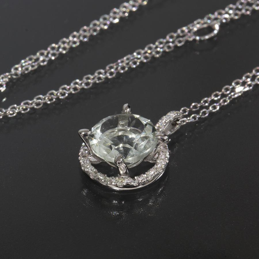 モーブッサン MAUBOUSSIN ソレイユ エテ ペンダント ダイヤ アメシスト ネックレス K18WG 箱保 E1495 : e1495 : Jewery&Brand NEONET ...