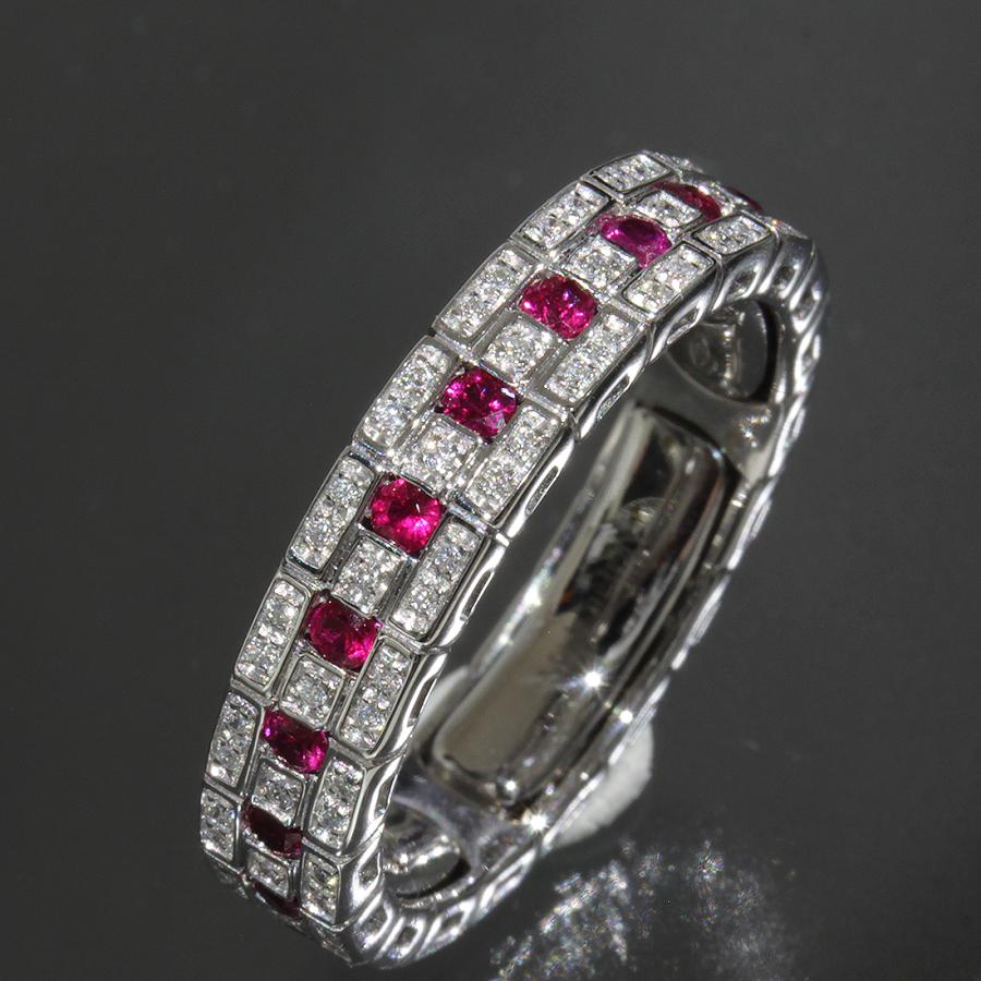 DAMIANI ダミアーニ ベルエポック フルダイヤ リング 14号 K18WG 箱 ルビー E1524 : Jewery&Brand NEONET - 通販 - Yahoo!ショッピング