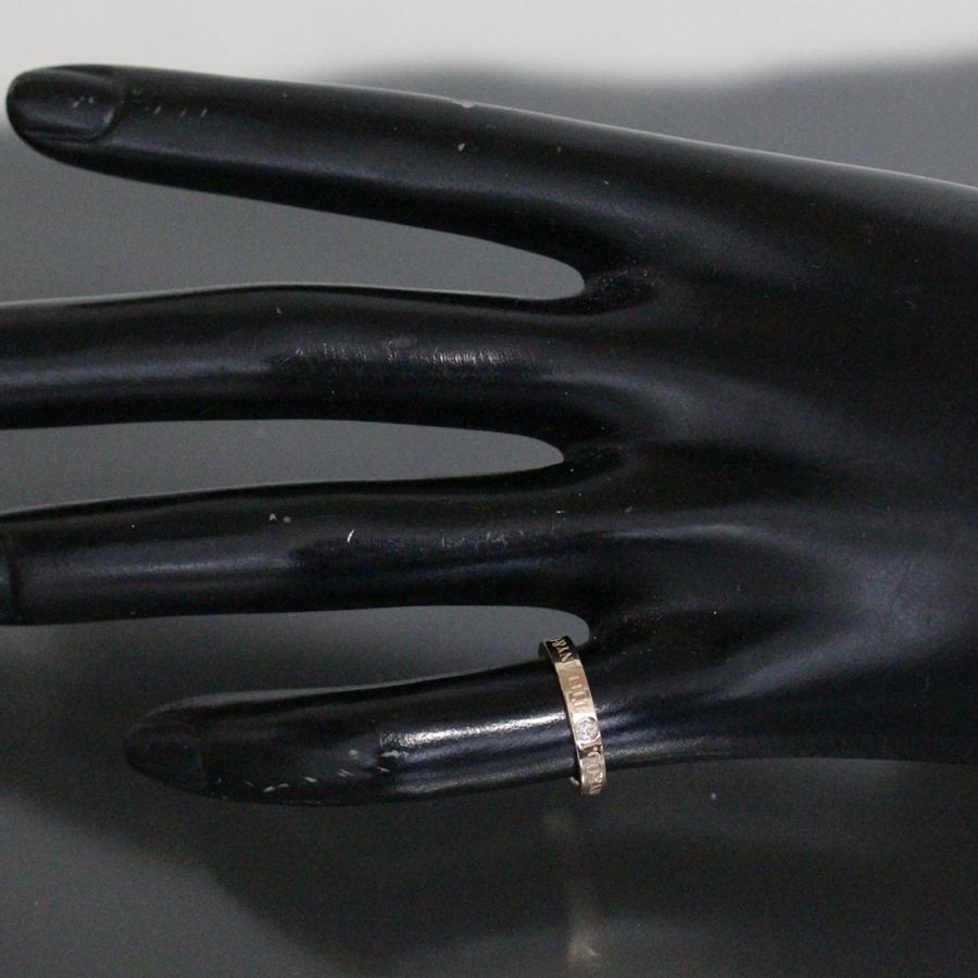 TIFFANY&Co. ティファニー フラットバンド 3Pダイヤ リング 5号 Au750 K18PG ピンクゴールド ピンキー 箱 ギャラ E1640 : Jewery&Brand ...