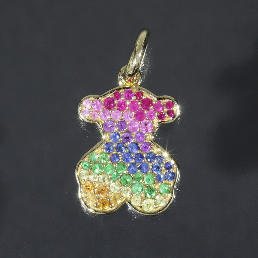 TOUS トウス マルチカラー ネックレス ペンダントトップ クマ K18YG 925 E1674 : Jewery&Brand NEONET - 通販 - Yahoo!ショッピング