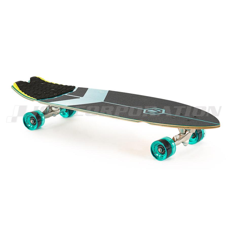 サーフスケートボード 34"(86.4cm) / FOREST フォレスト 34 AZTRON(アストロン) ABEC7ベアリング スケボー Surfskate :AK-304:ネオネット ...