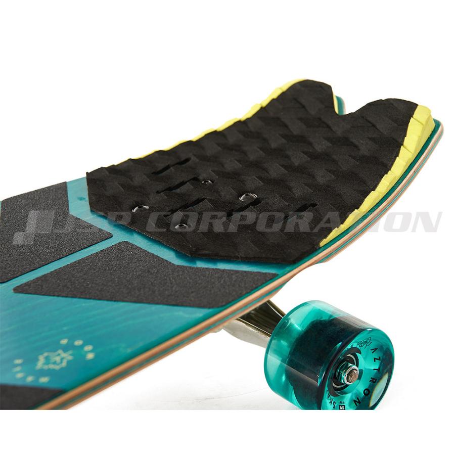 サーフスケートボード 34"(86.4cm) / FOREST フォレスト 34 AZTRON(アストロン) ABEC7ベアリング スケボー Surfskate :AK-304:ネオネット ...