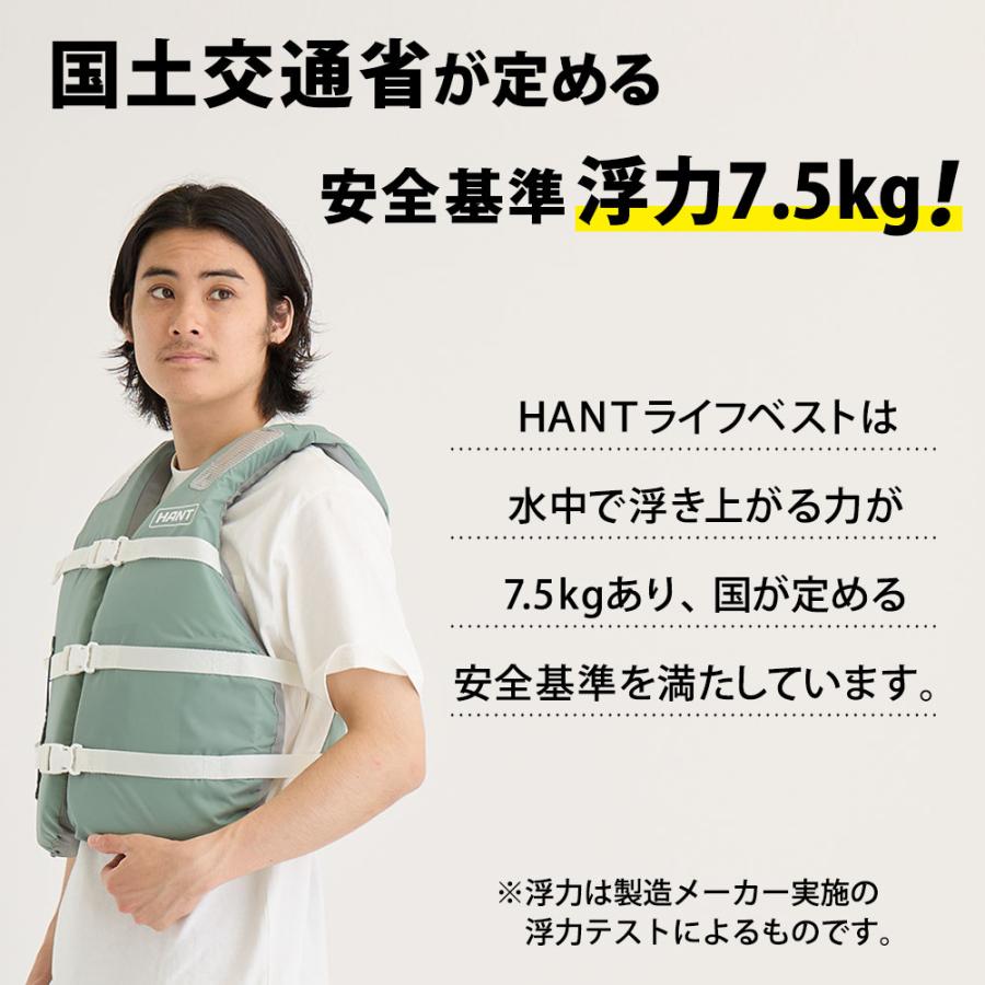 ライフジャケット 大人用 ライフベスト 男女兼用 メンズ レディース ユニセックス SUP シュノーケル カヤック HANT : grp ...