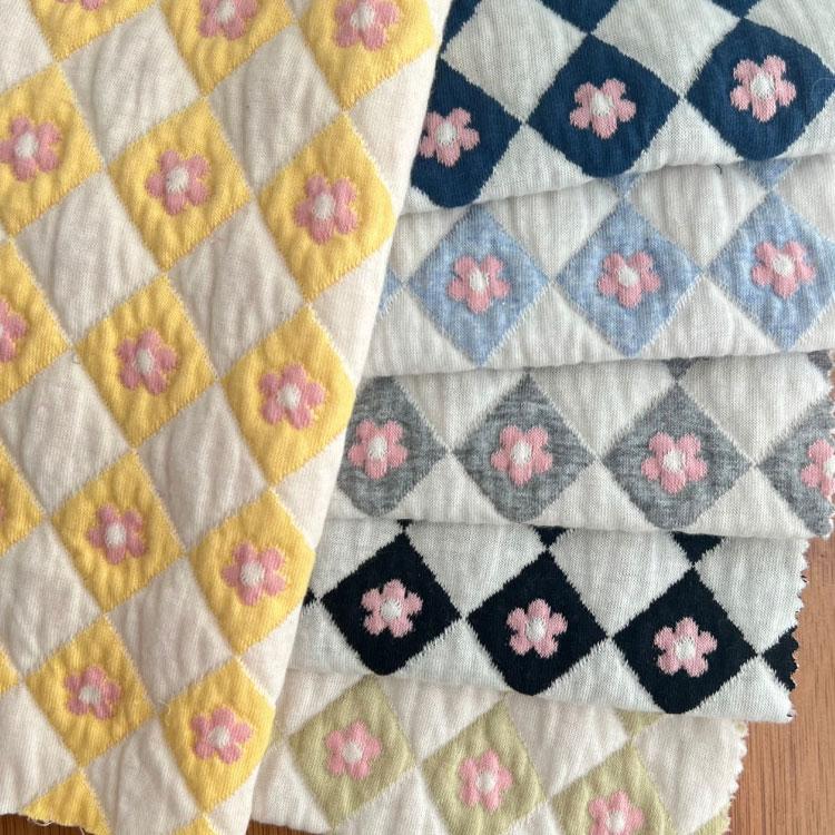 【お取り寄せ】( ニット生地 ) ダイヤモンドブロッサムジャカードニット 生地 │大幅125cm 6color【 商用利用可 】 : ja08je241111 : NESSHOME - 通販 ...