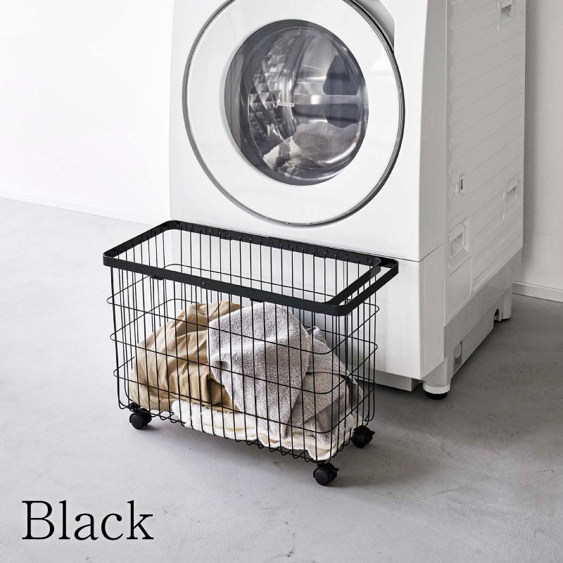 tower ランドリーバスケット タワー キャスター付き 山崎実業 35L ホワイト ブラック 6627 6628 洗濯かご 脱衣かご ランドリーワゴン : アウトドアと雑貨のグラスホッパー ...