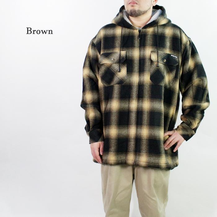 ローライダー クロージング フード付きジャケット LOWRIDER CLOTHING SHERPA LINED FLANNE JACKET ...