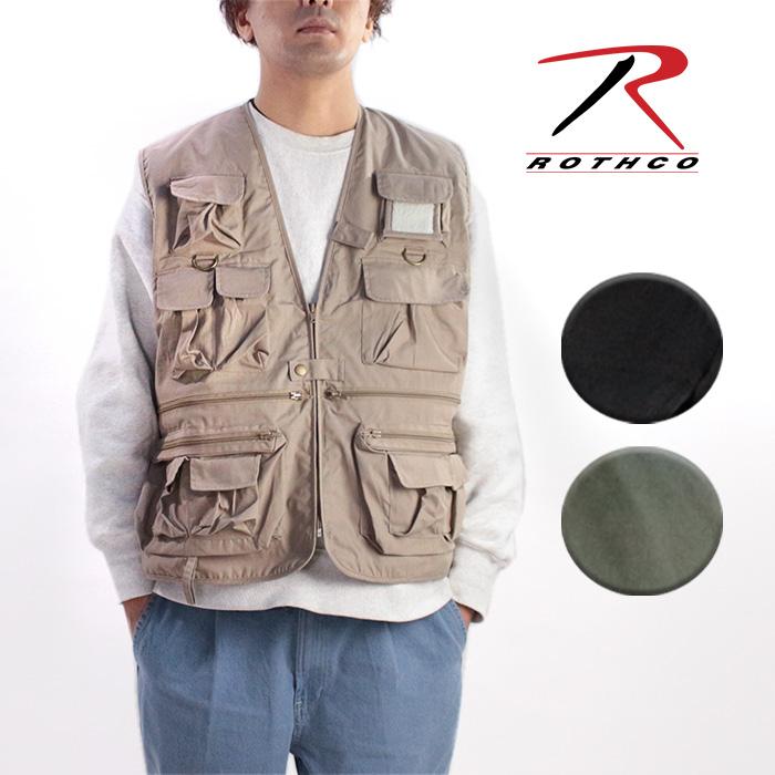 ROTHCO ロスコ トラベルベスト UNCLE MILITARY TRAVEL VEST アンクルミルティ ミリタリーベスト ポケット アウター ミリタリー アウトドア キャンプ : Ne ...