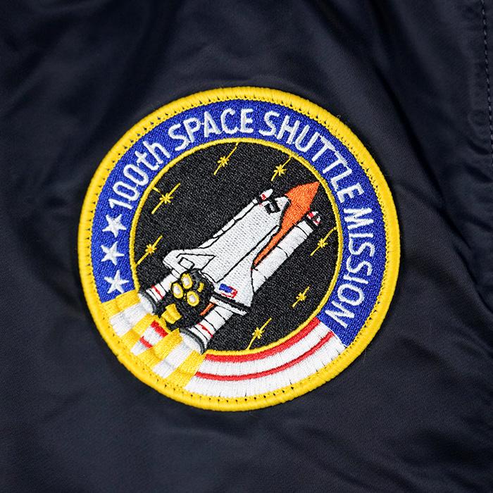Alpha Industries アルファ フライトジャケット L-2B NASA MJL47020C1 Replica Blue レプリカ ...