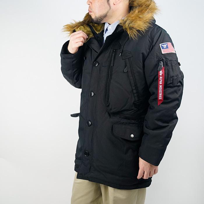 アルファ フライトジャケット Alpha N-3B ALPINE PARKA MJN49503C1 Replica Blue レプリカブルー 青 N3B ボンバージャケット ボマージャケット ...