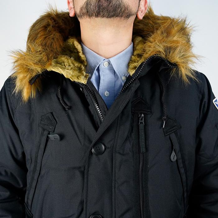 アルファ フライトジャケット Alpha N-3B ALPINE PARKA MJN49503C1 Replica Blue レプリカブルー ...