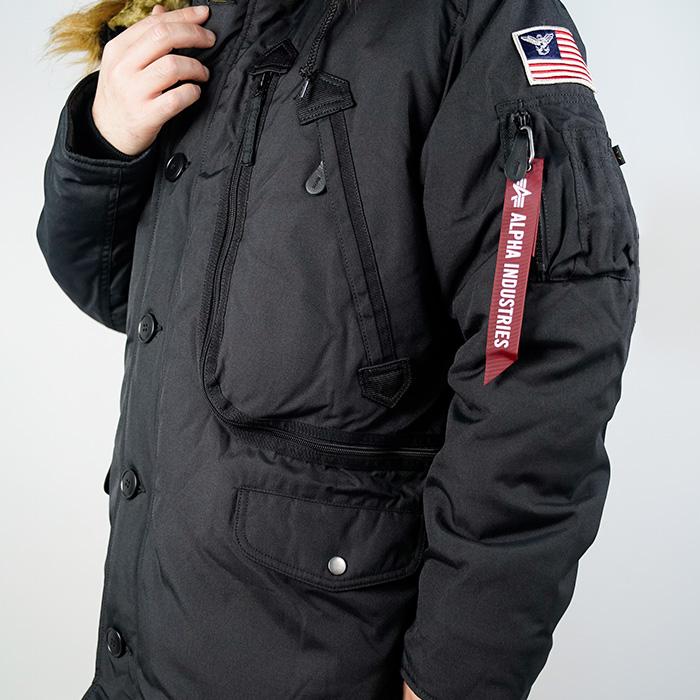 アルファ フライトジャケット Alpha N-3B ALPINE PARKA MJN49503C1 Replica Blue レプリカブルー 青 N3B ボンバージャケット ボマージャケット ...