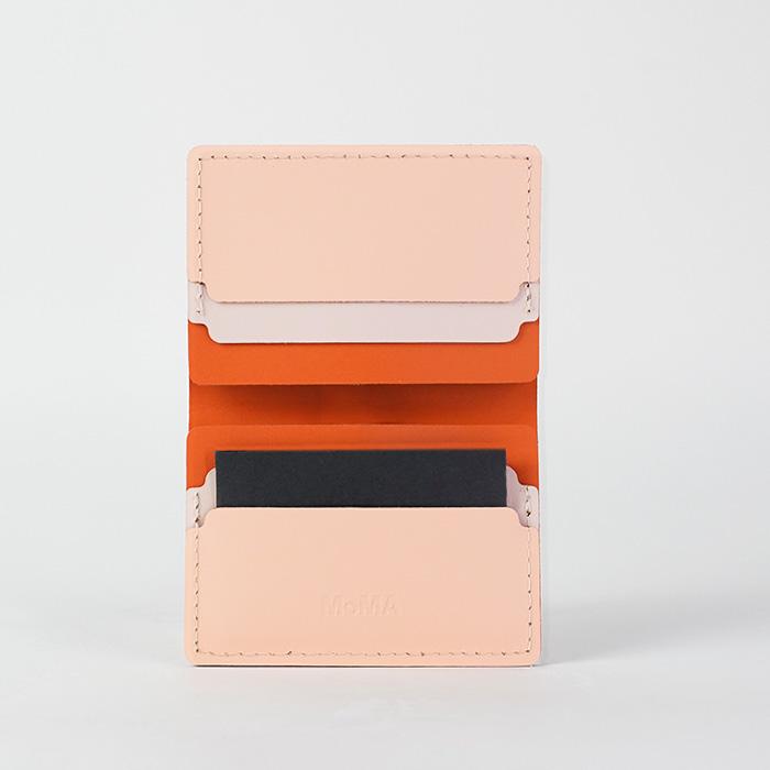 モマ ミニウォレット MOMA RECYCLED LEATHER WALLET #152630 Pink VACAV ウォレット カードケース ...