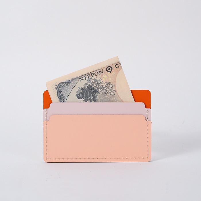 MoMA モマ カードケース MOMA RECYCLED LEATHER CARDHOLDER #152626 Pink VACAV カード ...