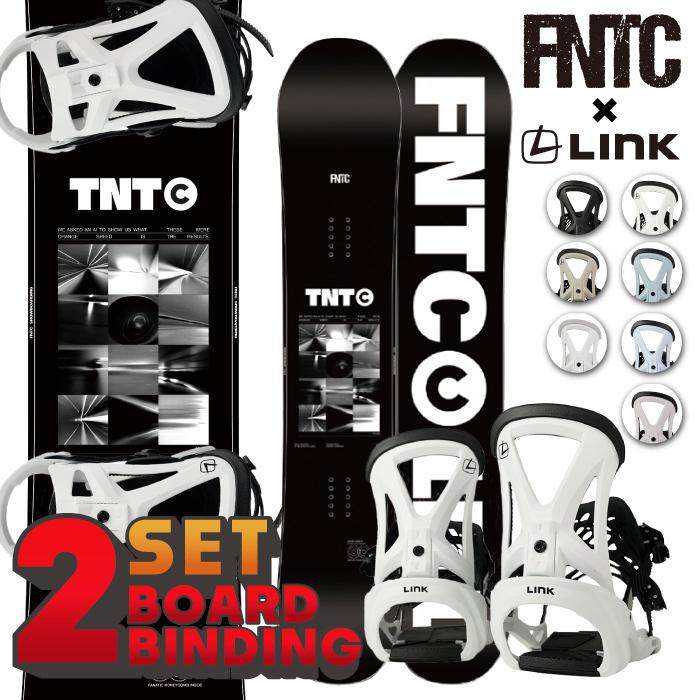 FNTC [取付無料!!]FNTC ボード × リンク ビンディング 2点セット 2024 エフエヌティーシー TNT C Black ...