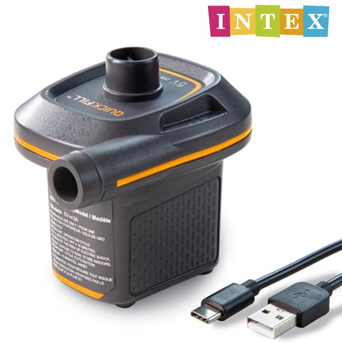 INTEX インテックス 空気入れ mini USB AIR PUMP 5V ミニUSBポンプ QUICK FILL U-66635 USB ...