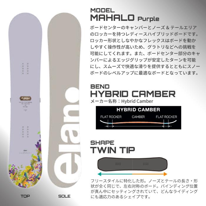 elan スノーボード 板 エラン ELAN MAHALO マハロ レディース 24-25 日本正規品 : Ne.S.T - 通販 - Yahoo!ショッピング