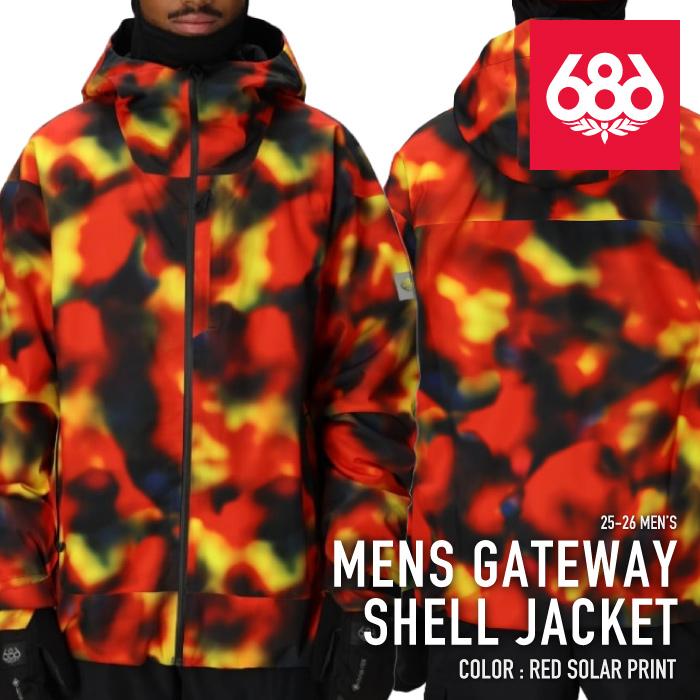 686（シックスエイトシックス） 日本正規品 スノーボード ウェア ジャケット 686 MENS GATEWAY SHELL JACKET ...