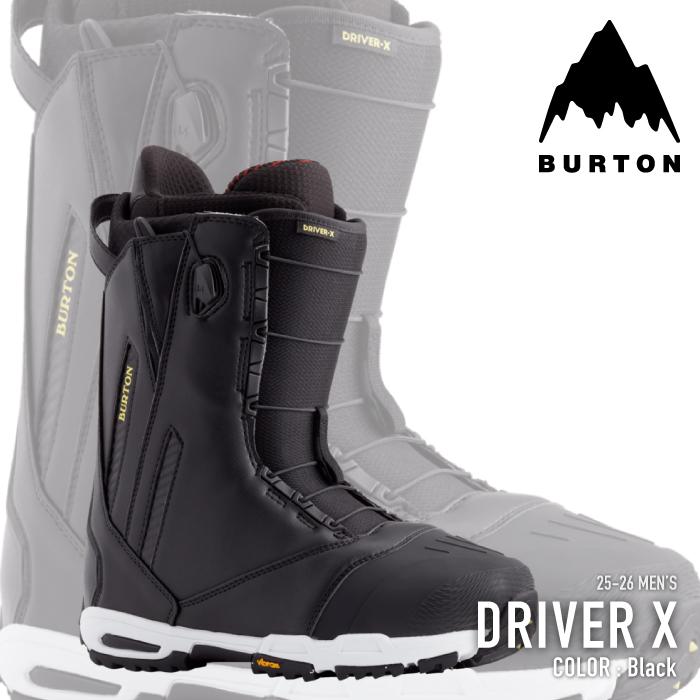 BURTON 日本正規品 スノーボード ブーツ バートン MEN'S DRIVER X Black ドライバー エックス メンズ 25-26 ...