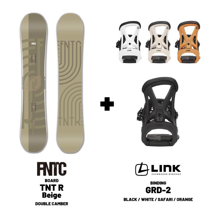 FNTC 日本正規品 スノーボード ビンディング 2点セット エフエヌティーシー FNTC TNT R Beige - GRD-2 ティーエヌ ...